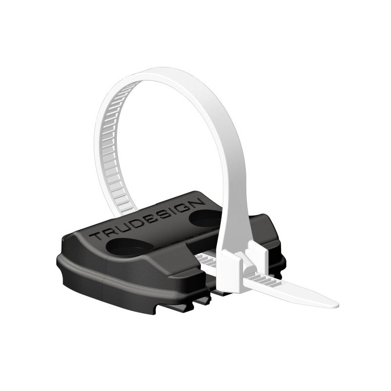 Système de fixation tuyaux - Base & clips - TRUDESIGN